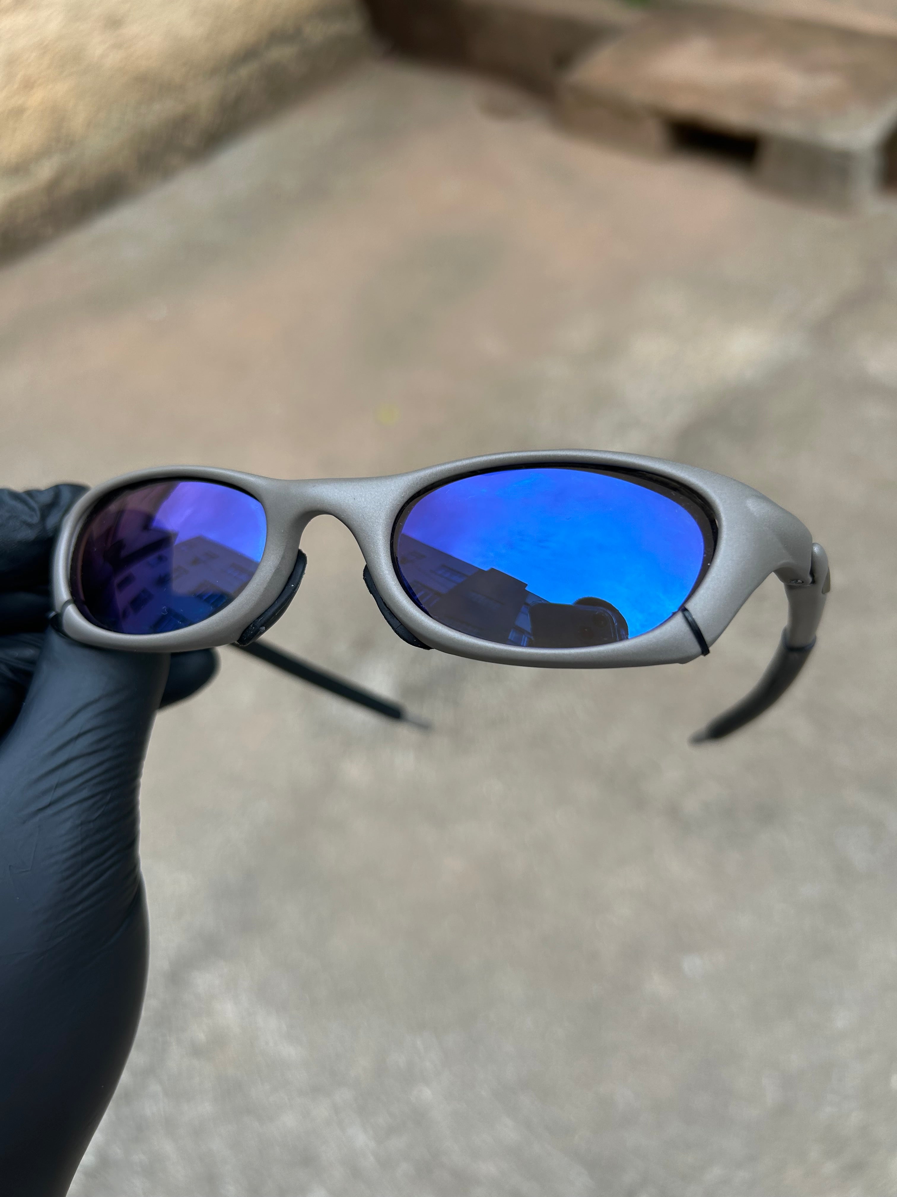 Óculos Oakley Mag Four S X-Metal Ice Custom Special + Brindes exclusivos!